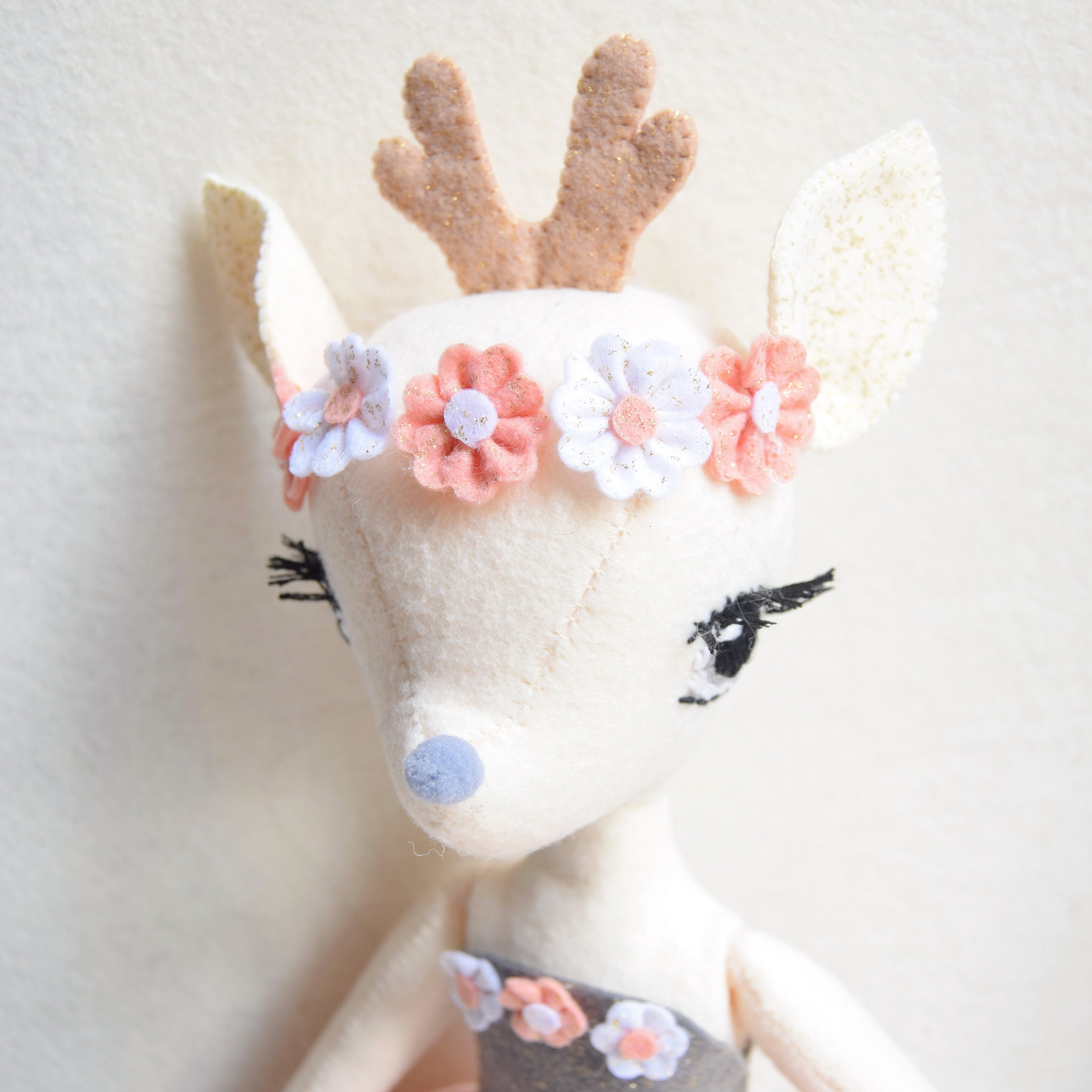 Kit Felt Fawn Doll/rag Doll Deer 16/kit Rag Doll Fawn - Etsy