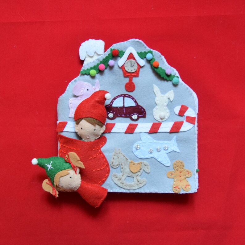 Quiet Book Santa's Workshop Pdf/felt Quiet Book Santa's Workshop ...