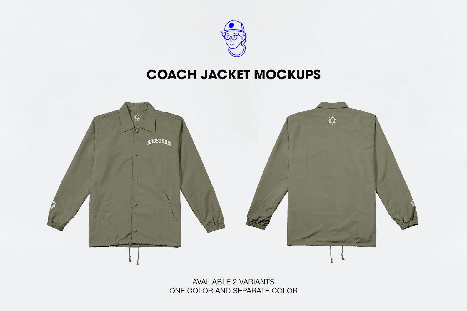 Coach Jacket Mockups - Etsy