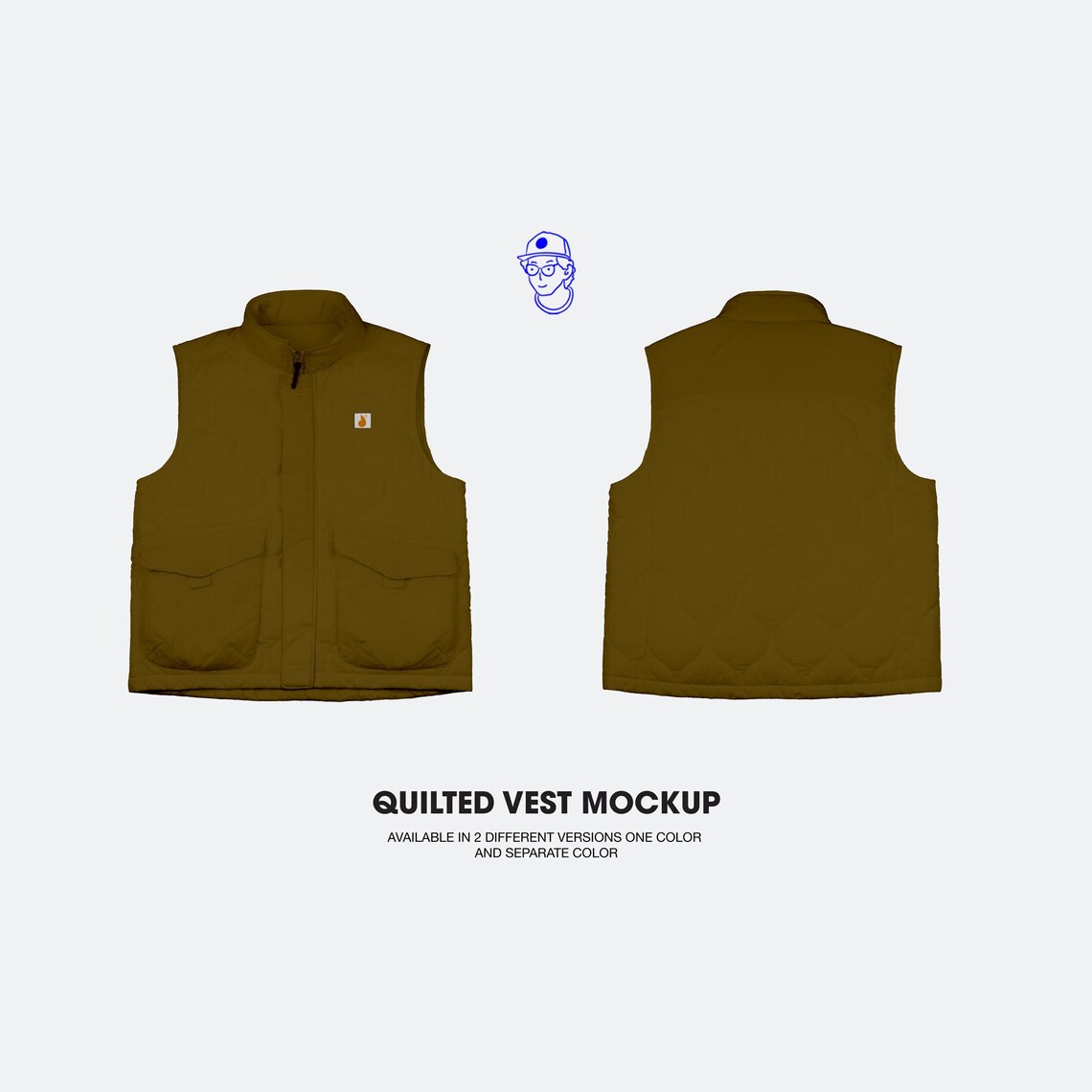 Quilting Vest Jacket Mockup - Etsy