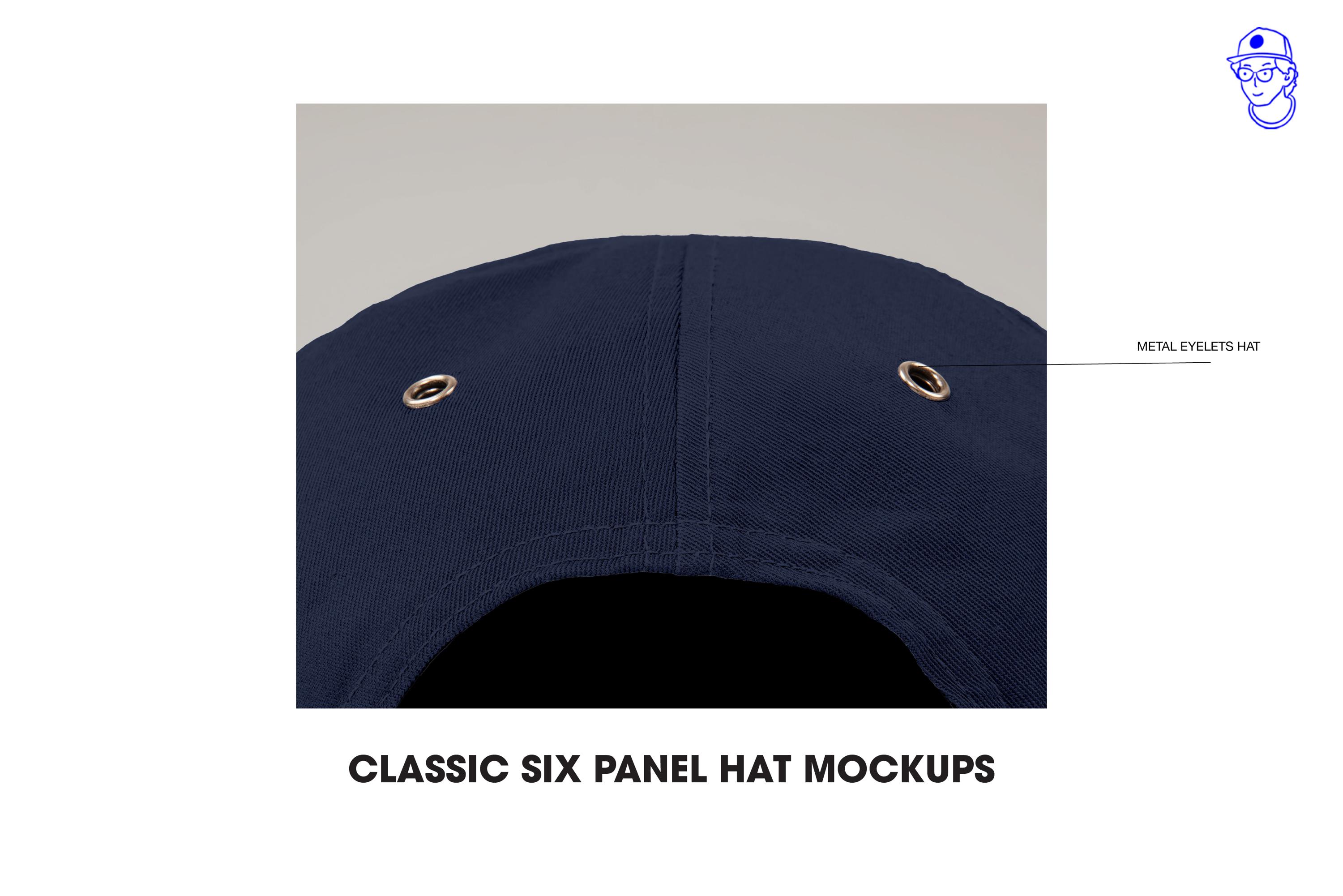 Classic Six Panel Hat Mockups - Etsy
