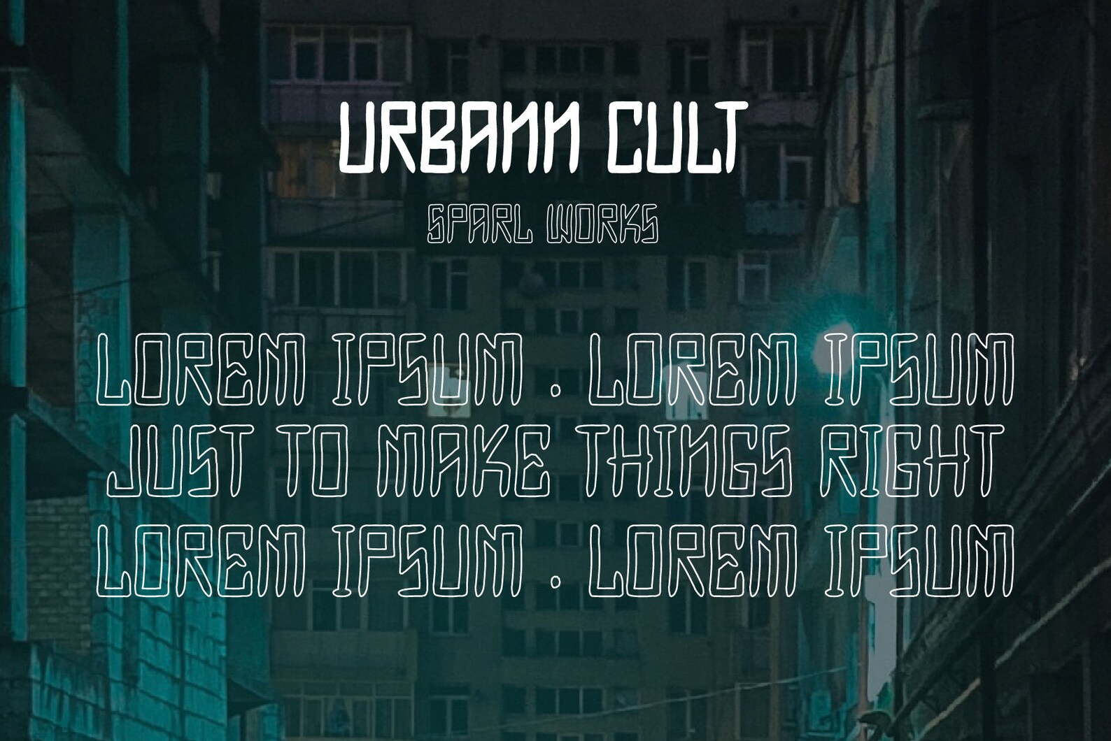 Urbann Cult Font - Etsy