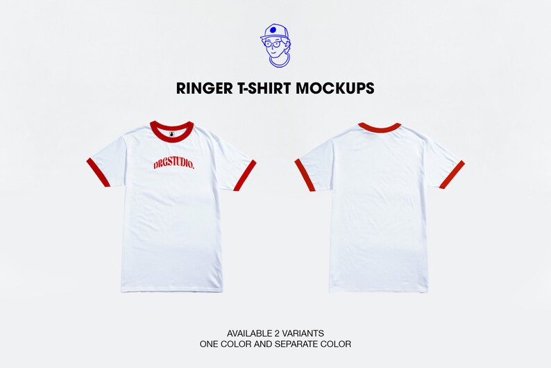 Ringer T-shirt Mockups - Etsy