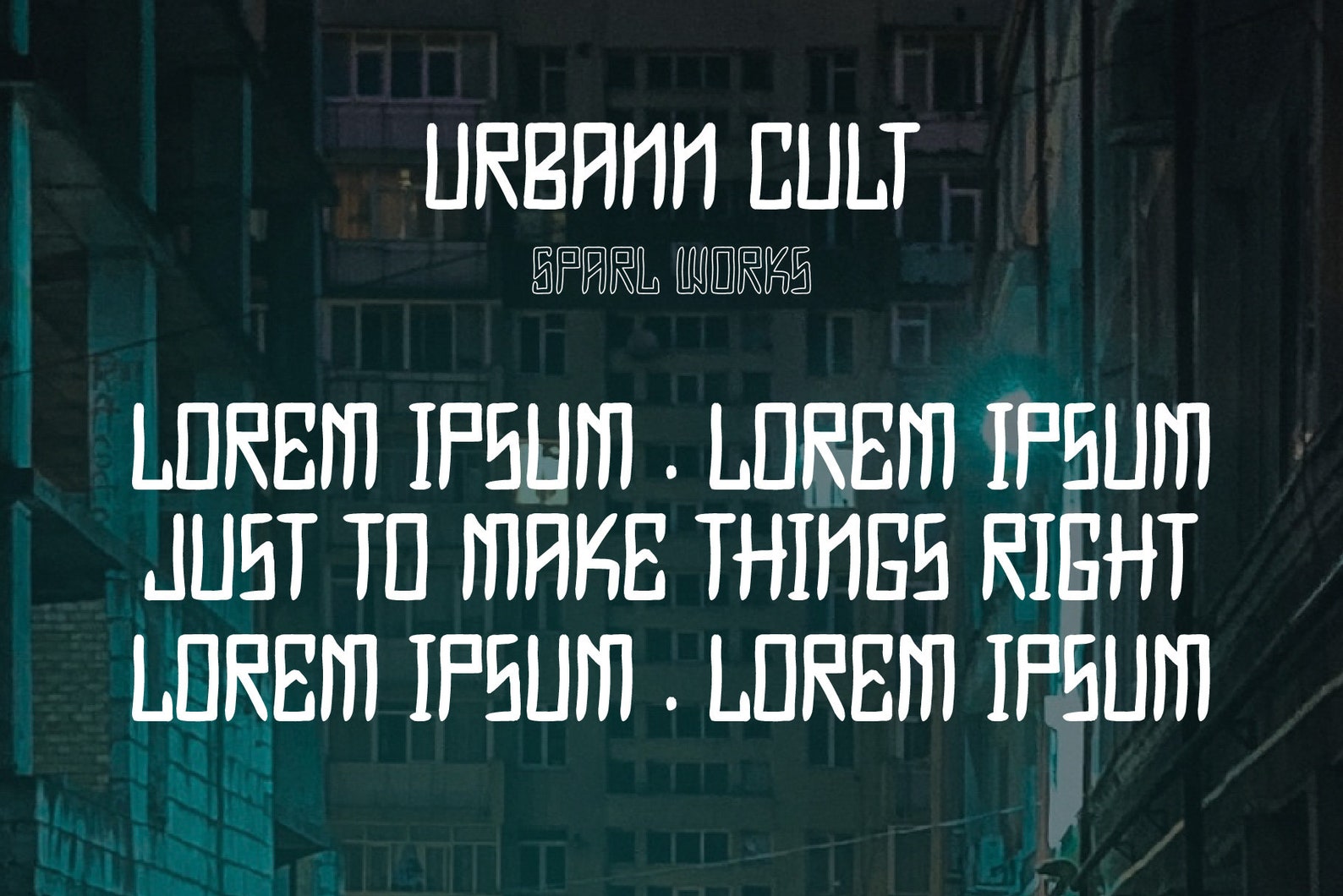 Urbann Cult Font - Etsy