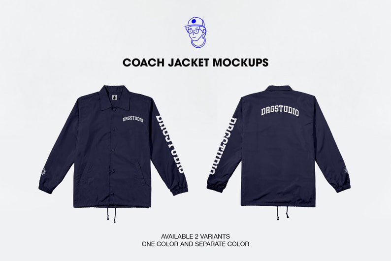Coach Jacket Mockups - Etsy