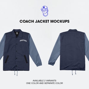 Coach Jacket Mockups - Etsy