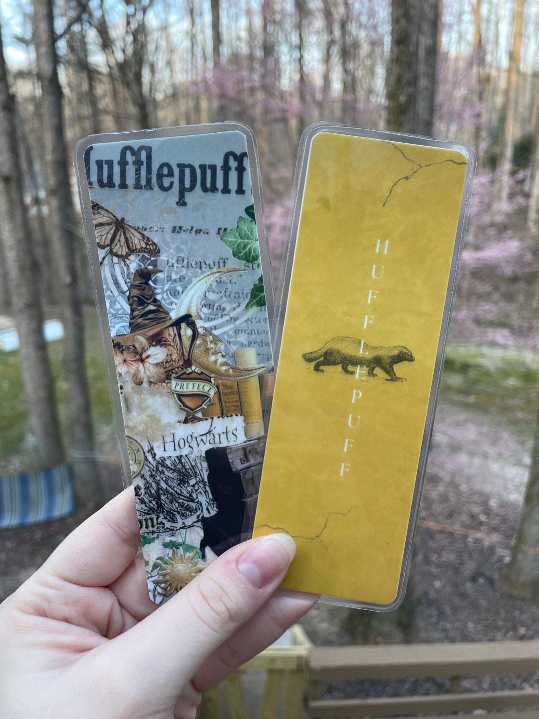 Harry Potter Bookmark Hufflepuff Bookmark Harry Potter Hufflepuff House ...