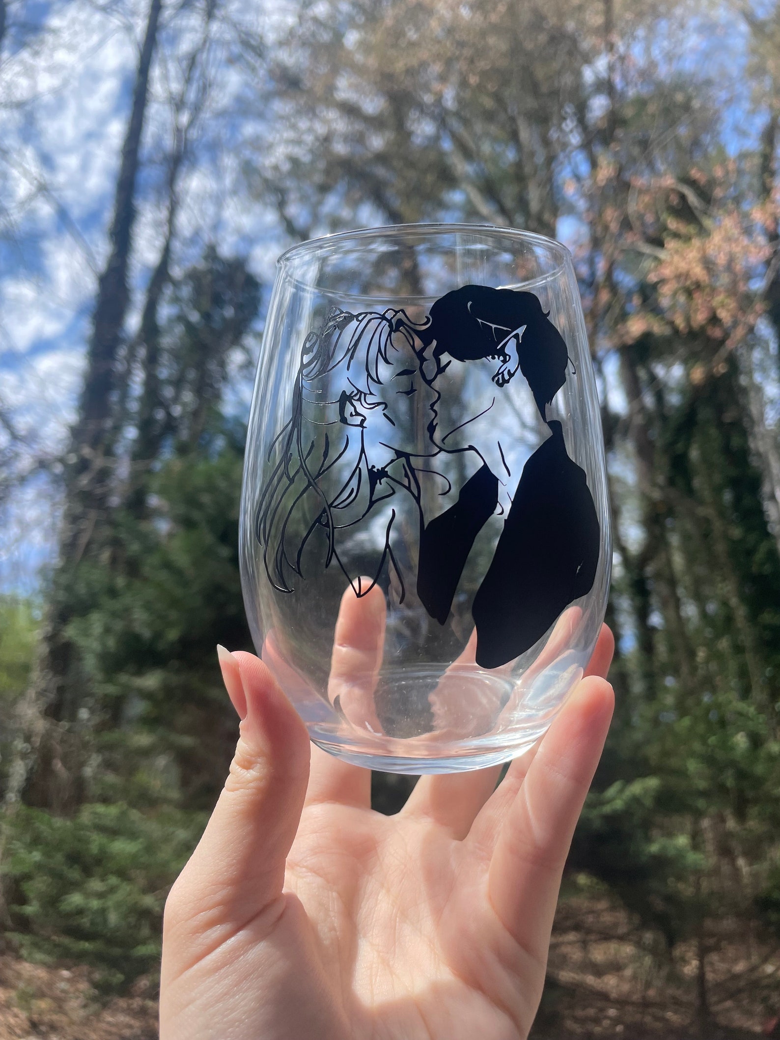 Cruel Prince Wine Glass, Cardan and Jude Wine Glass, Cruel Prince ...