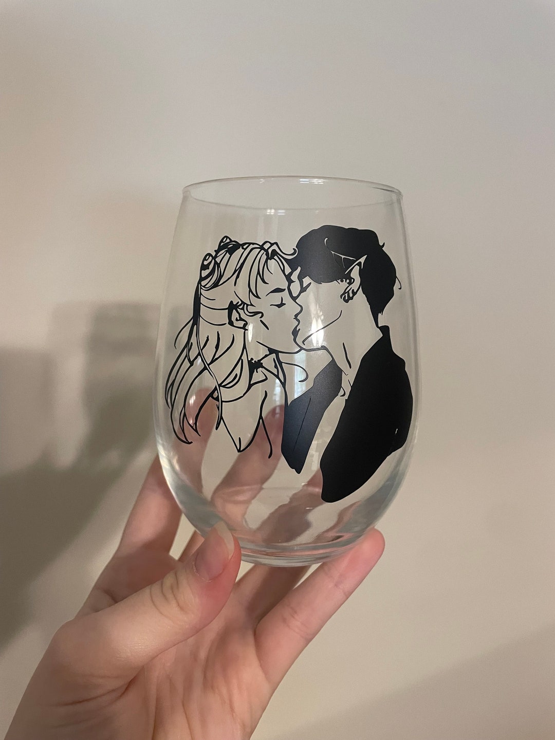 Cruel Prince Wine Glass, Cardan and Jude Wine Glass, Cruel Prince ...