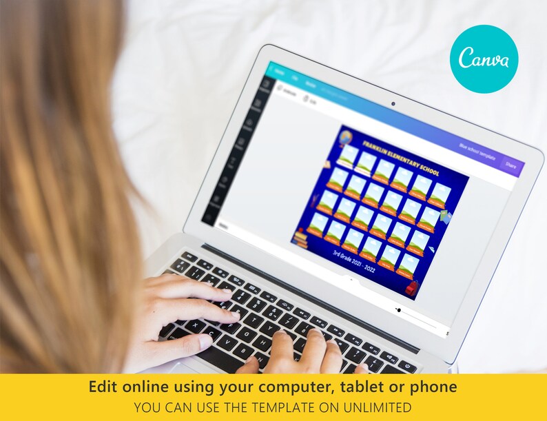School Template Edit in Canva School Class Photo School - Etsy