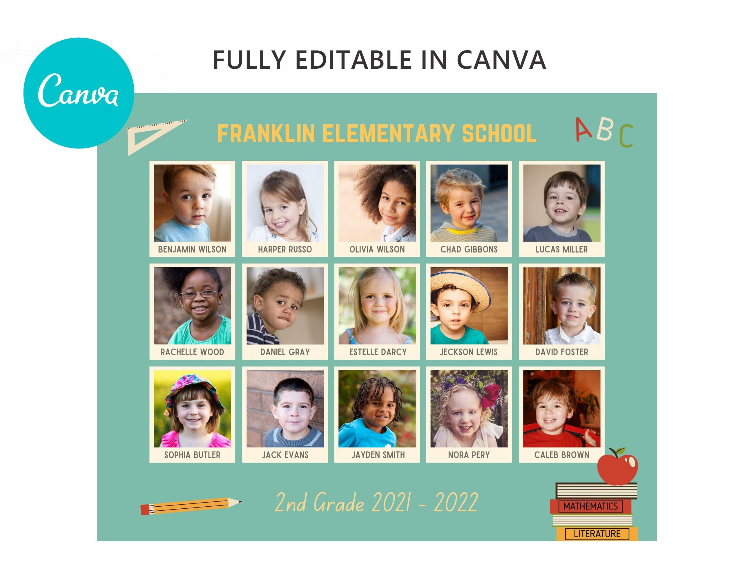 School Class Picture Template