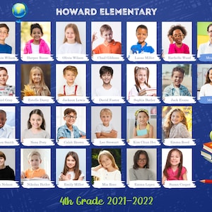 Instant Download Template School Class Photo, School Photo, School ...