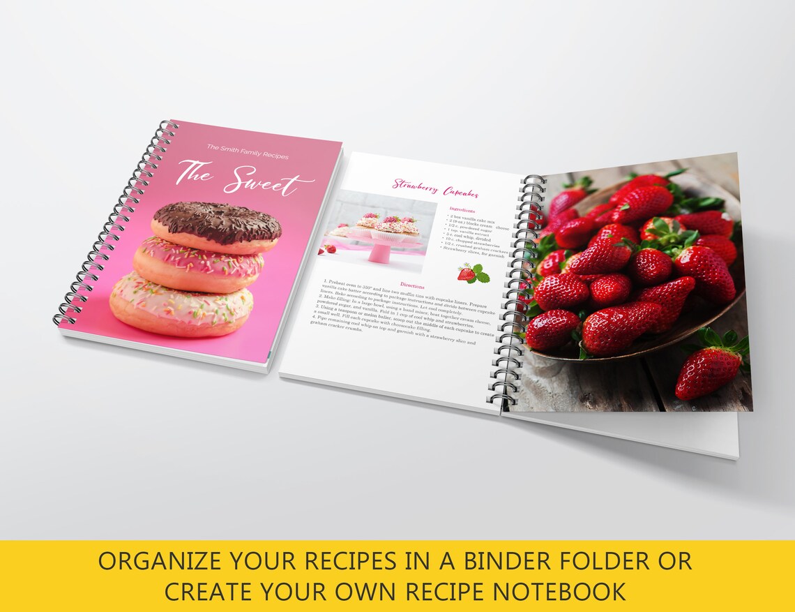 Recipe Book Printable Recipe Book Template Recipe Note Book Etsy Recipe Book Printable Recipe Book Template Recipe Note Book Etsy