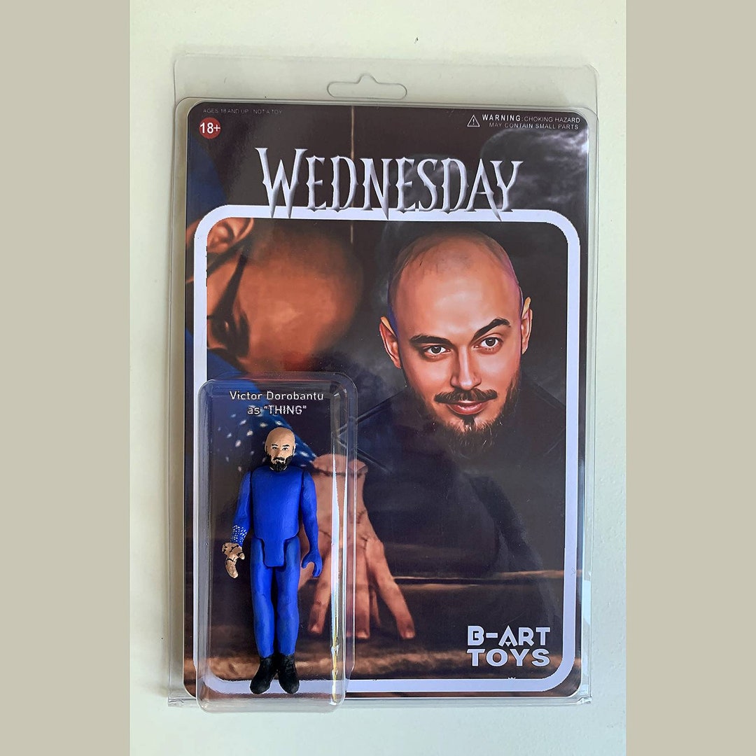 Victor Dorobantu as the Thing Action Figure - Wednesday TV Series Fan ...