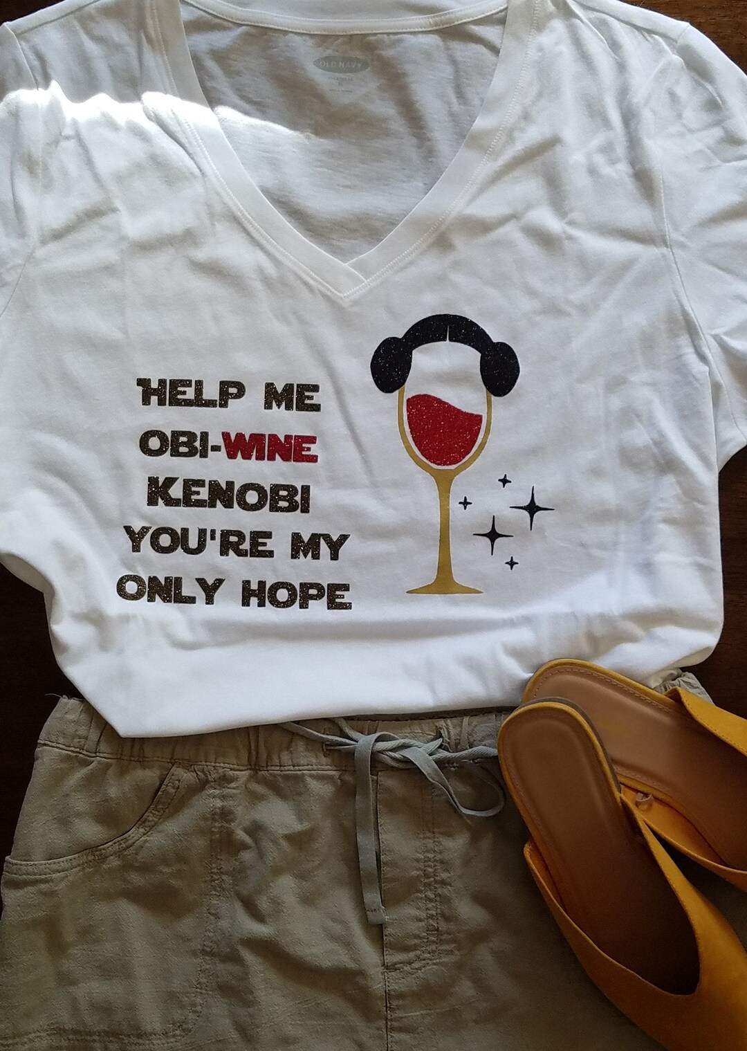 Obi-wine Princess Shirt - Etsy