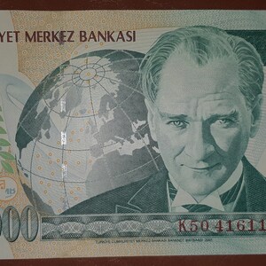 Turkey 1000000 to 20000000 Million UNC Banknotes Set - Etsy
