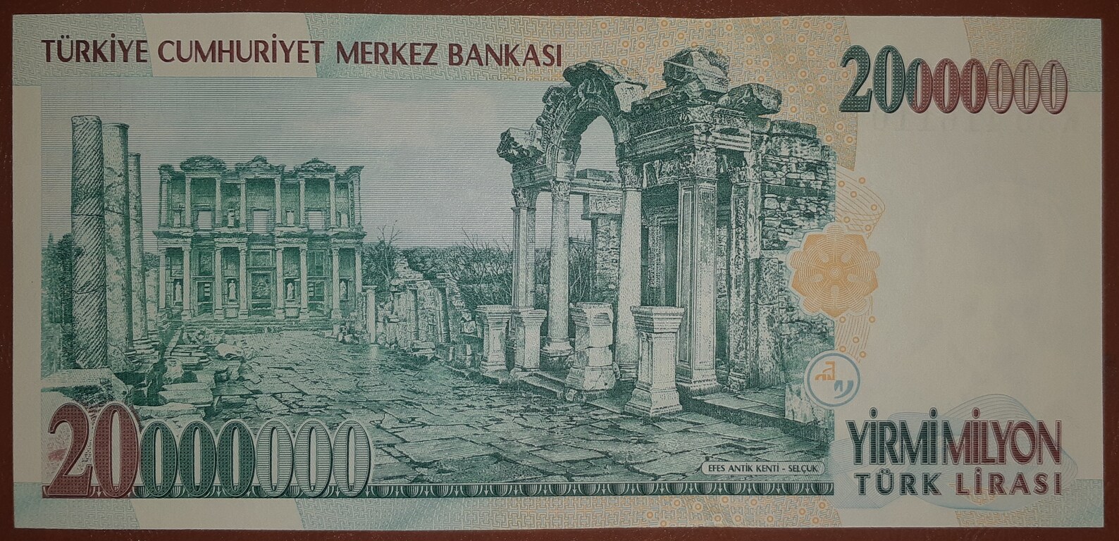 Turkey 1000000 to 20000000 Million UNC Banknotes Set - Etsy