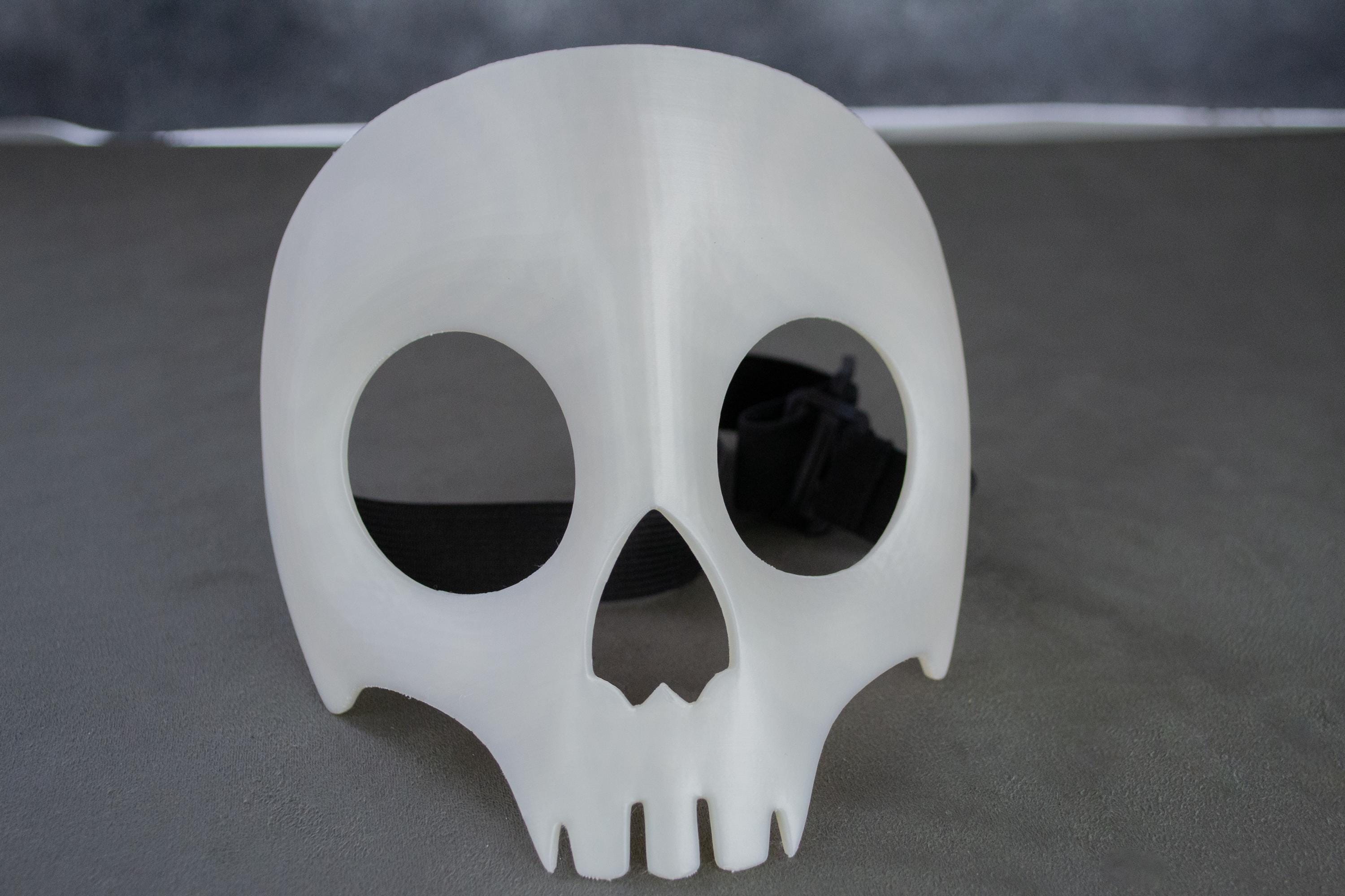 3D Printed Cartoon Skull Mask: DIY Cosplay, Halloween Party - Etsy