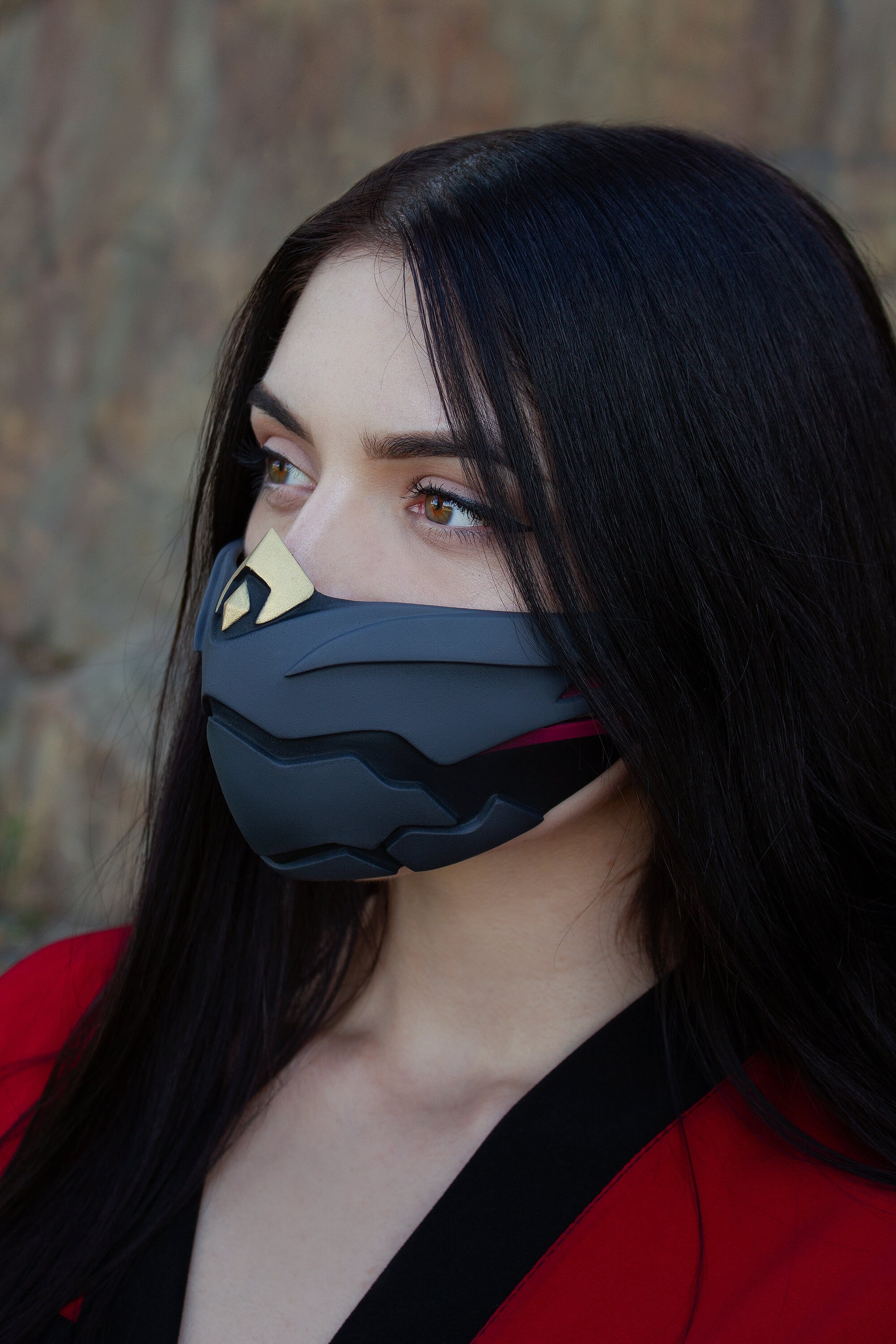 Genshin Imapct Kuki Shinobu Mask Genshin Impact Cosplay - Etsy Ireland