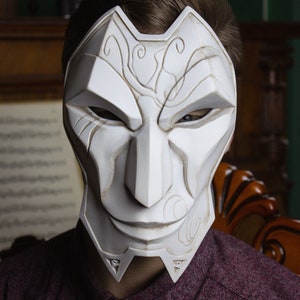Jhin Mask, League of Legends Cosplay Prop Commission - Etsy