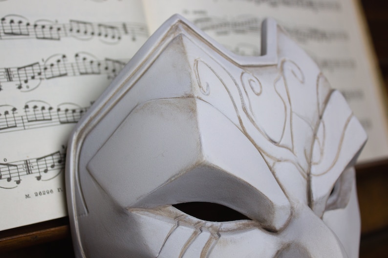 Jhin Mask, League of Legends Cosplay Prop Commission - Etsy
