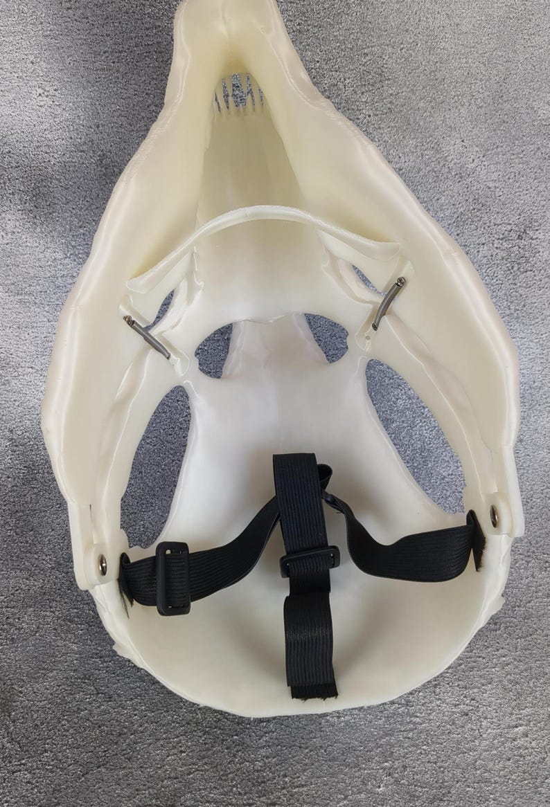 3D Printed T-rex Dino Mask With Moving Jaw & LED Eyes - Etsy