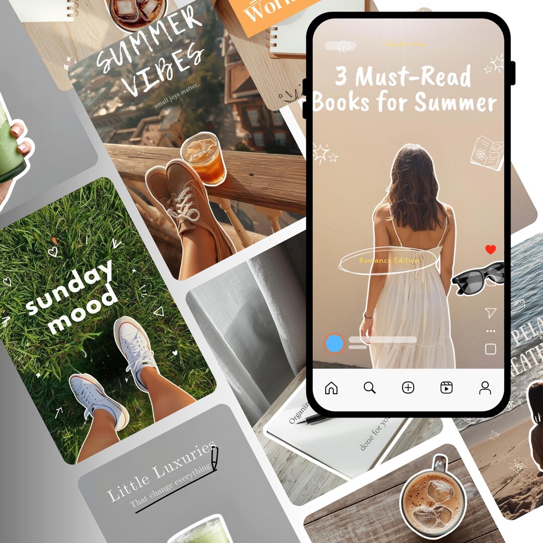 Bookstagram Reels, Aesthetic Book Reels for Authors Book Lover Book ...