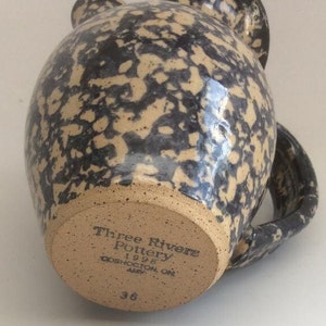 Three Rivers Pottery 1998. Coshocton, OH. 16 Oz. Spongeware Pottery ...