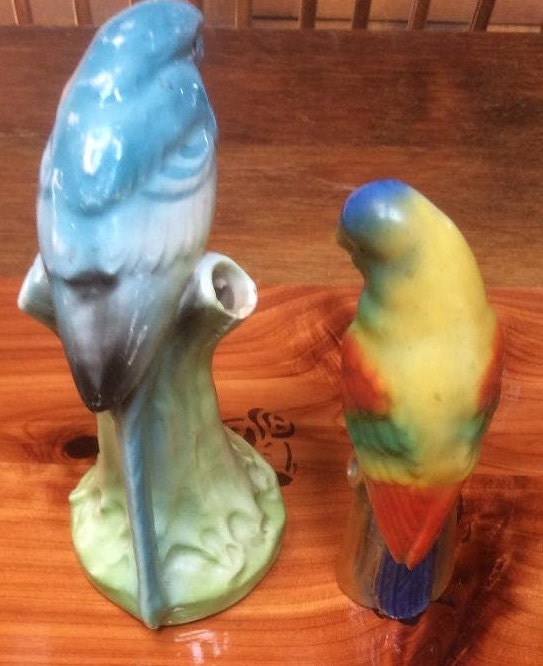 Vintage Bird Flower Frogs. Beautiful Colors. Czechoslovakia, Germany ...