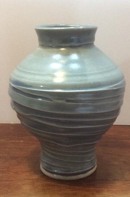 Allen Ditton Pottery Vase. Dated and Signed. 1995. | Etsy