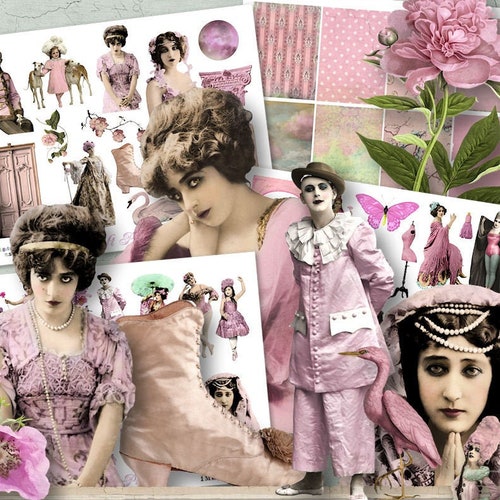 Interior Furniture Green Digital Collage Sheet Jpg and Png - Etsy