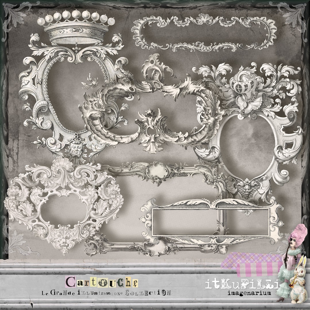 Cartouche Frames - Individual Files - Renaissance, Baroque, Rococo ...