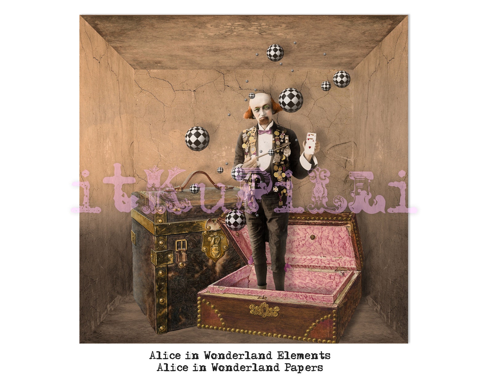 Alice in Wonderland Elements - Individual Png Files - Plus Digital ...