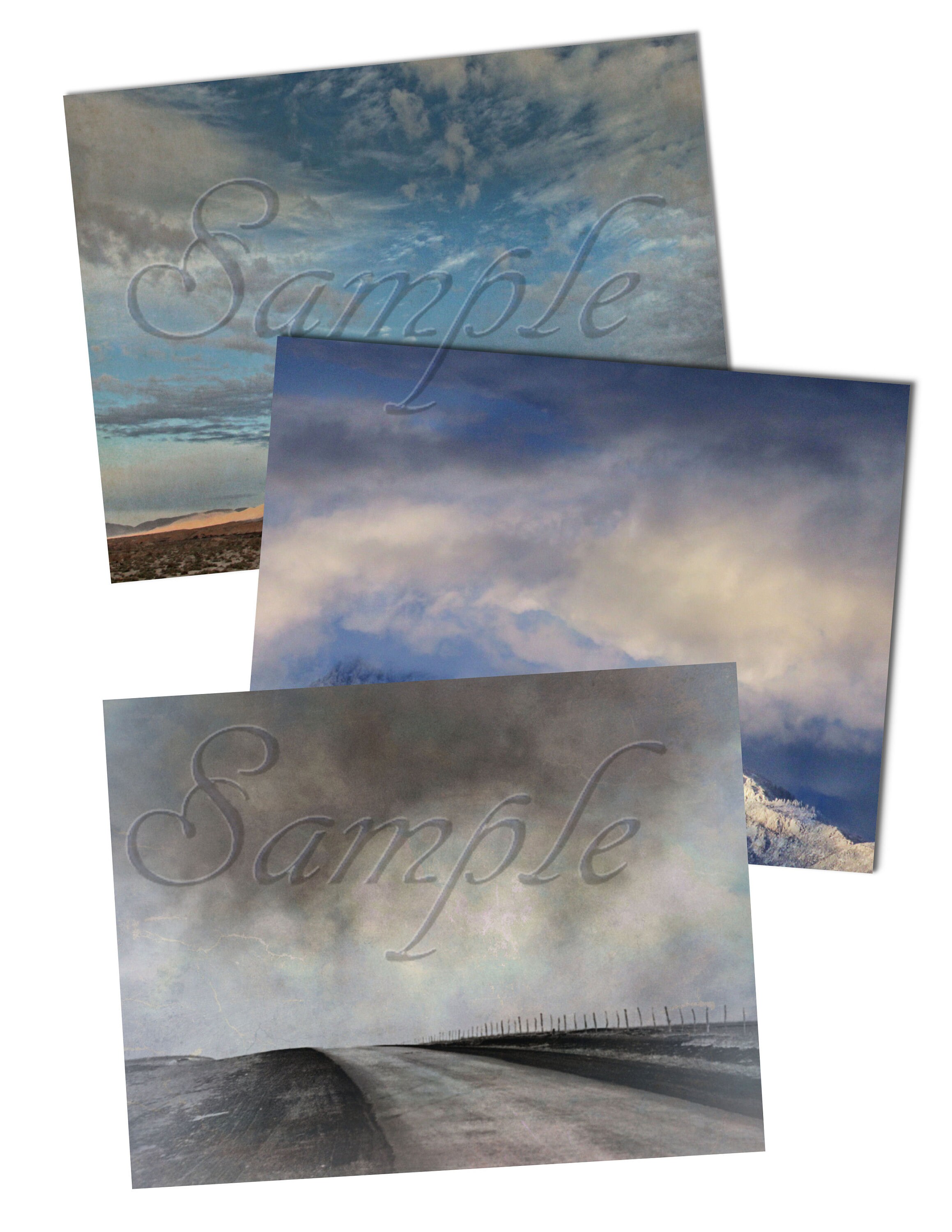 Dramatic Landscapes - Large Backgrounds - Digital Collage Sheet ...