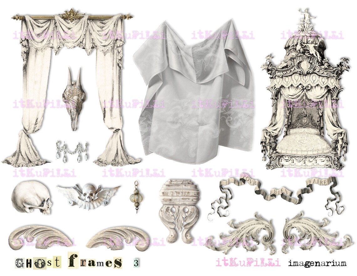 Ghost Frames Shadow Box Stage Theater 4 X Digital - Etsy