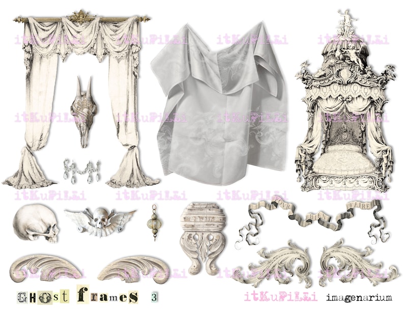 Ghost Frames Shadow Box Stage Theater 4 X Digital - Etsy