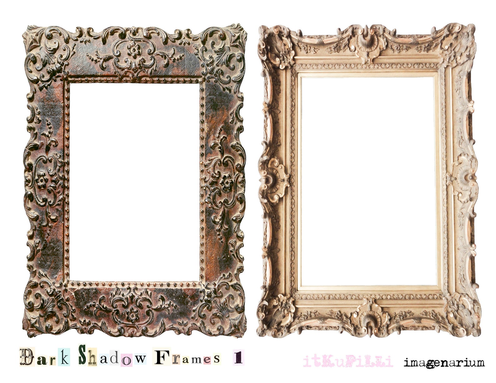Dark Shadow Frames Shadowbox Stage Theater Individual Png - Etsy