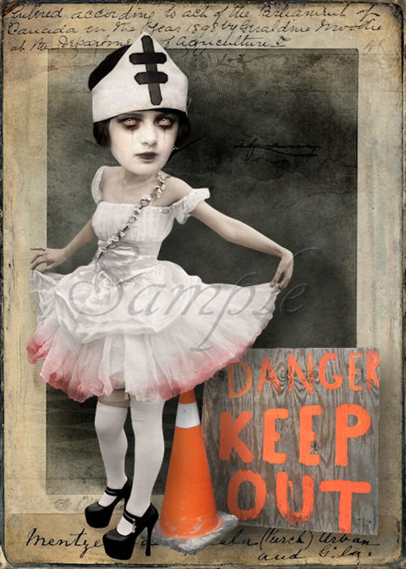 Freaky Ladies - Halloween - Digital Collage Sheet - Jpg and Png ...