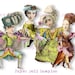 Extravagant Paper Dolls - Bundle 3 X Digital Collage Sheet - Jpg and ...