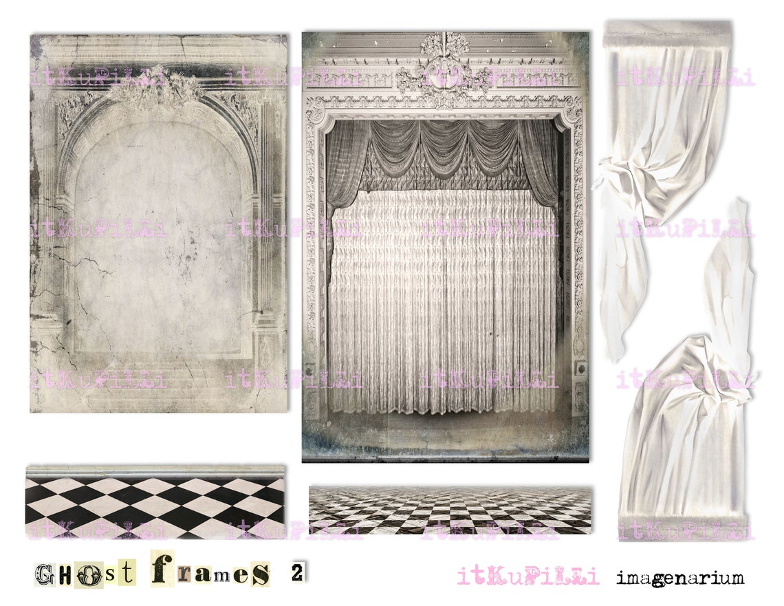 Ghost Frames Shadow Box Stage Theater 4 X Digital - Etsy