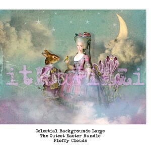 The Cutest Easter Bundle - Spring - 4 X Digital Collage Sheet - Jpg and ...