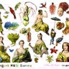 Freaky Ladies Halloween Digital Collage Sheet Jpg and Png Printable ...
