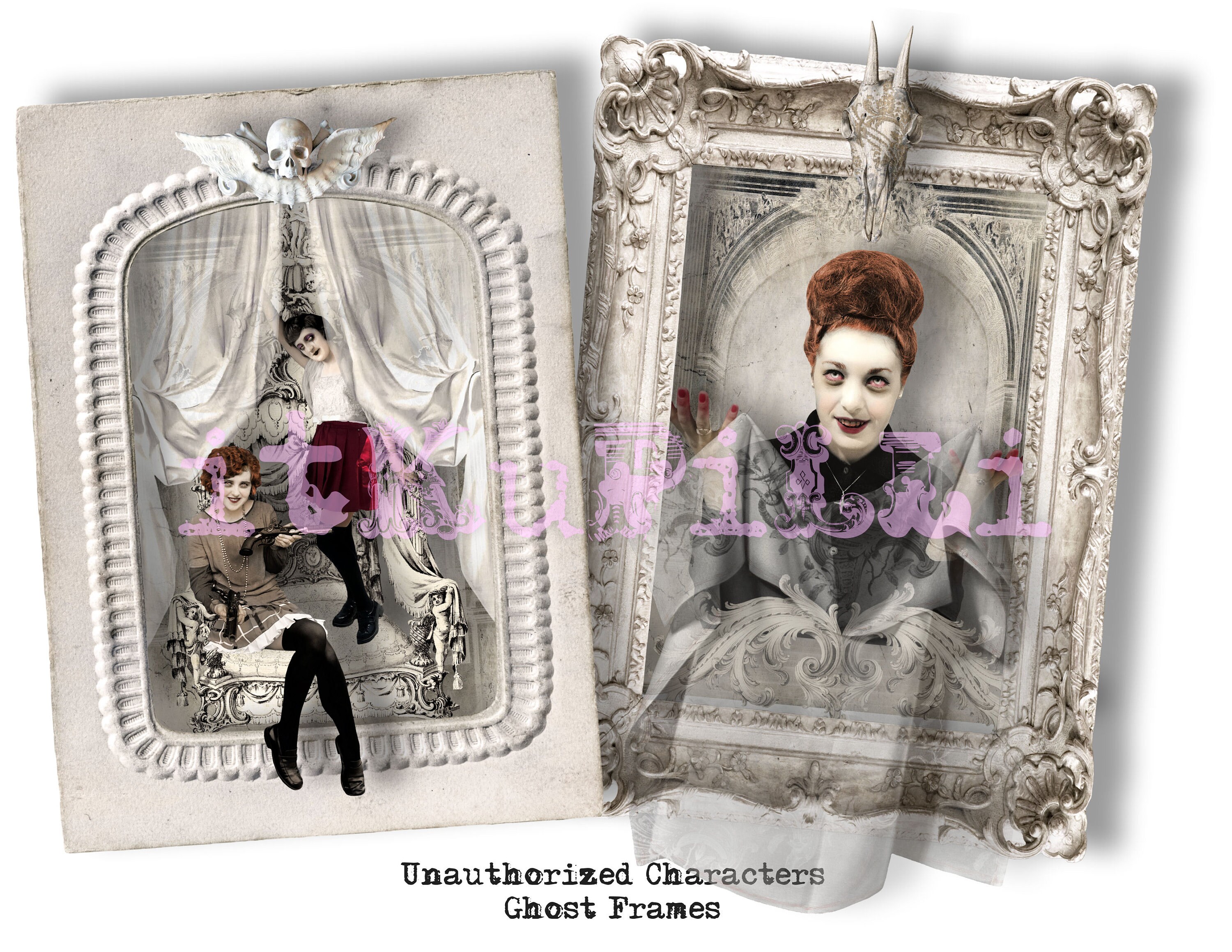 Ghost Frames Shadow Box Stage Theater 4 X Digital - Etsy