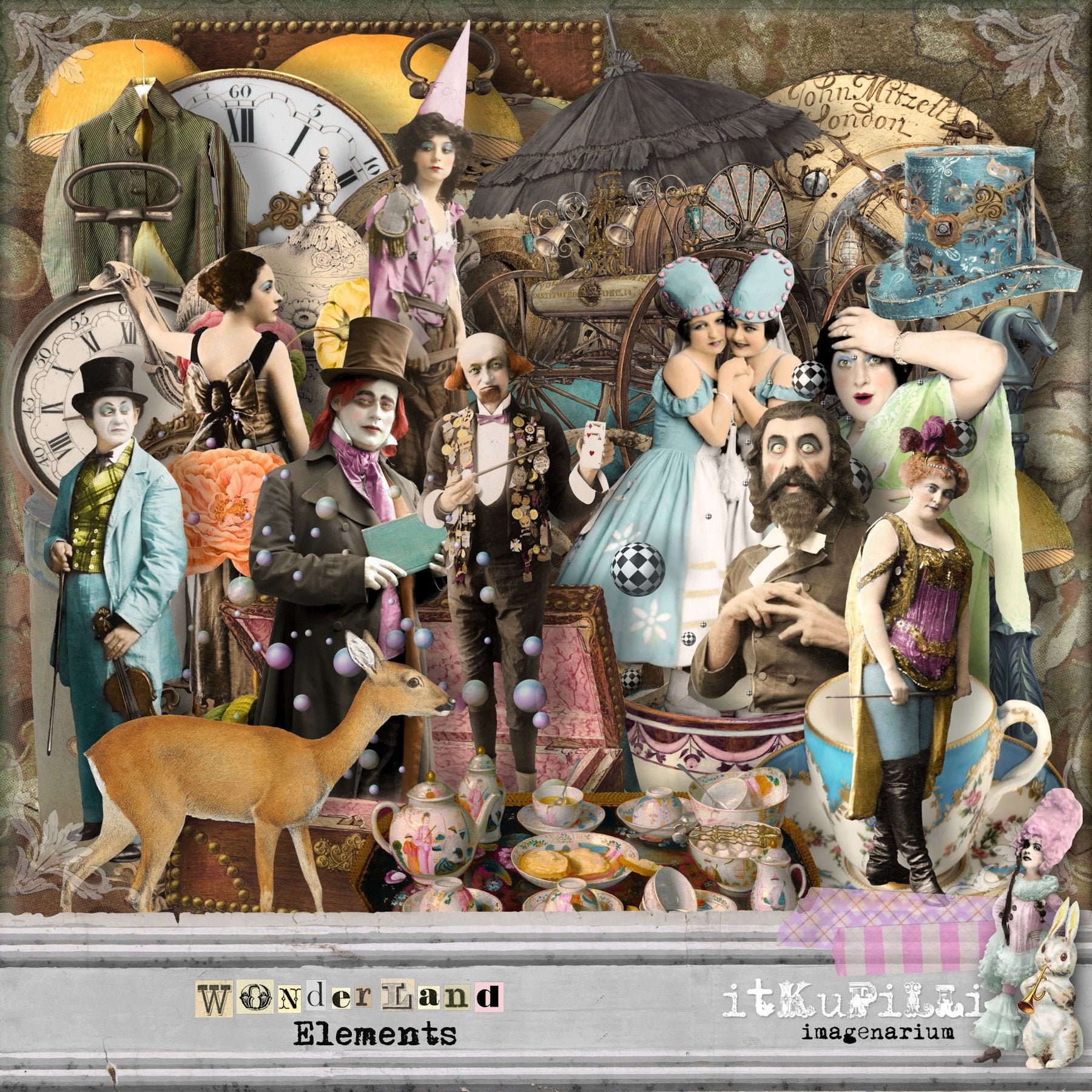 Alice in Wonderland Elements - Individual Png Files - Plus Digital ...