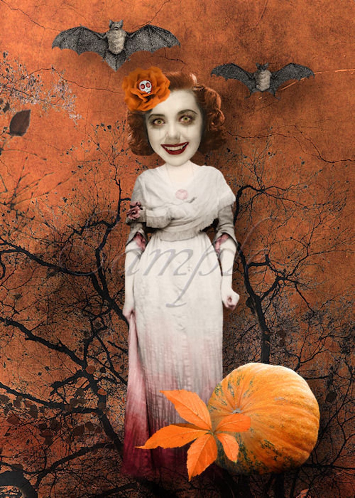 Freaky Ladies - Halloween - Digital Collage Sheet - Jpg and Png ...
