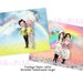 Rainbow Landscapes - Large 8.5x11" Backgrounds - Digital Collage Sheet ...
