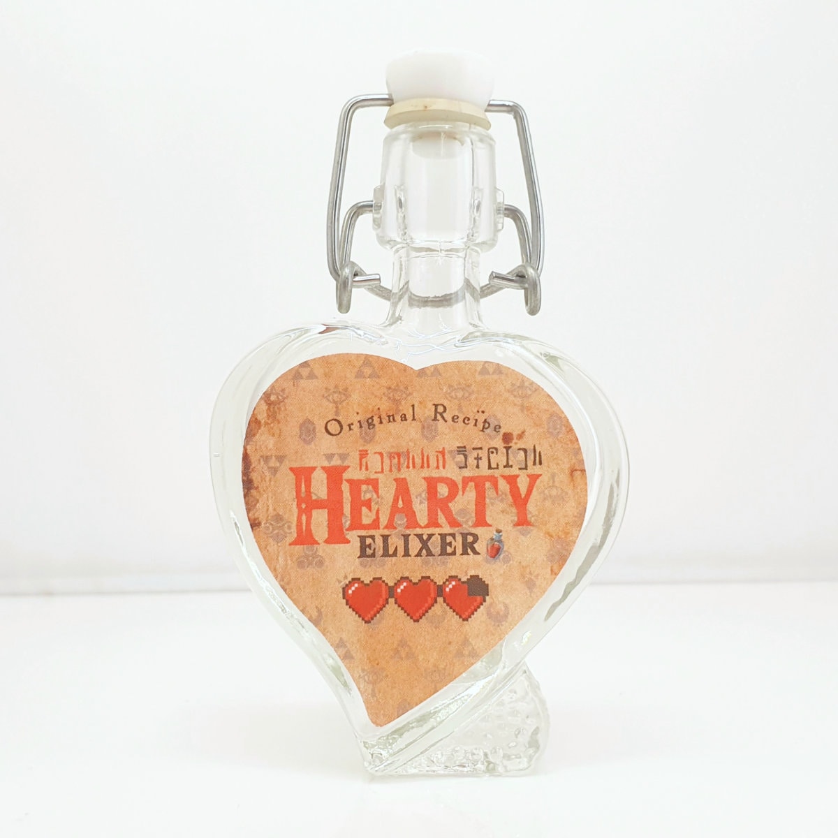 Hearty Elixir Heart Shaped Potion Bottle Jar Based on Legend - Etsy UK