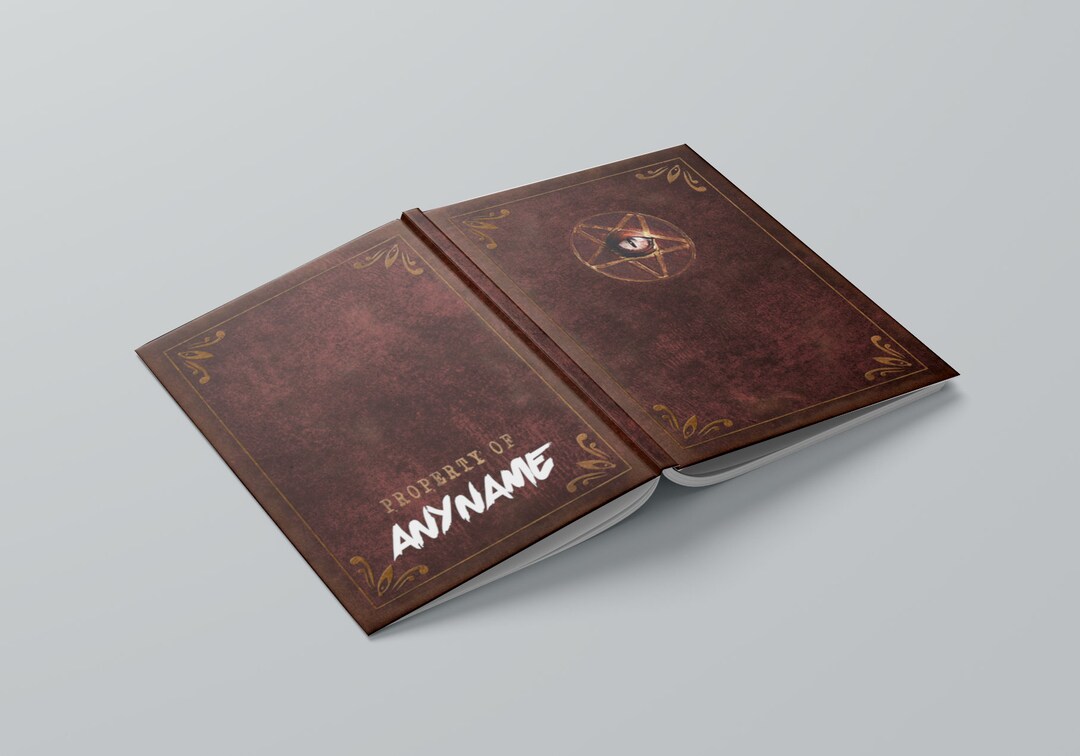 Personalised Hardback Notebook - the Spellman's Spell Book Based on the ...