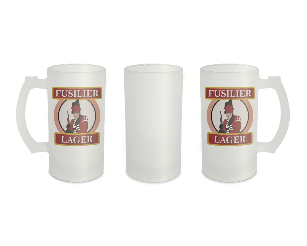Fusilier Lager Still Game Inspired Frosted Beer Glass - Etsy