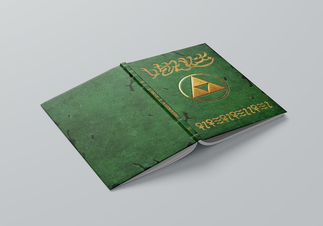 Book of Mudora Legend of Zelda Link to the Past Personalised Hardback ...